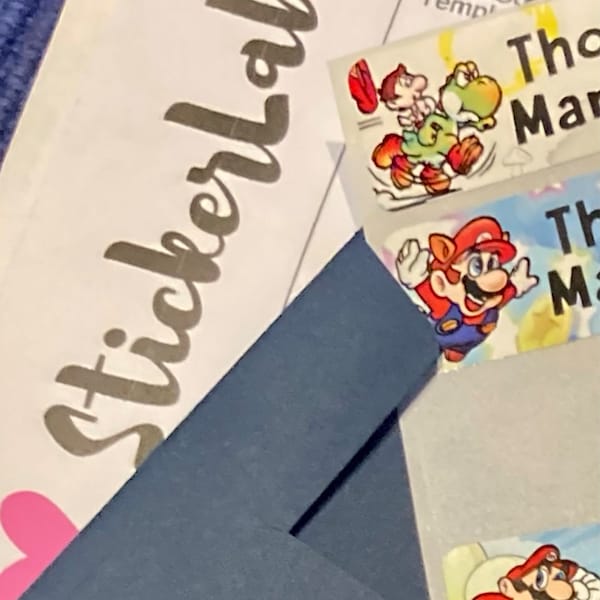 Name Label School Label Waterproof Label Daycare Stickers Kids Sticker ...