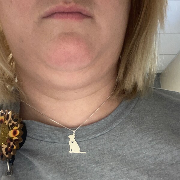 Labrador Necklace Personalized Engraveable Sterling Silver Labrador ...