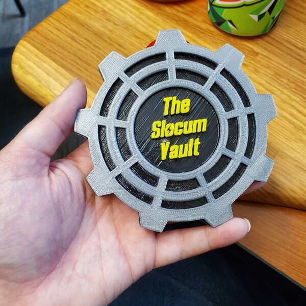 Personalized Fallout Vault Door Themed Christmas Ornament - Custom ...