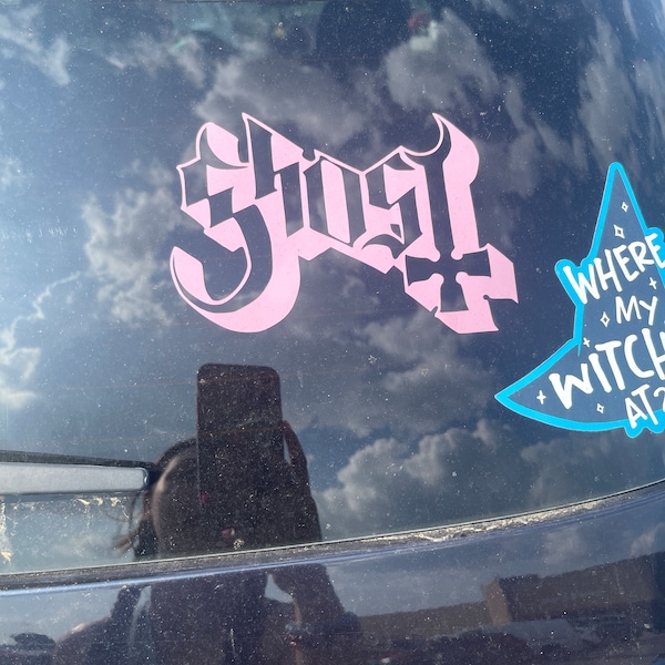 Ghost Vinyl Decal - Etsy