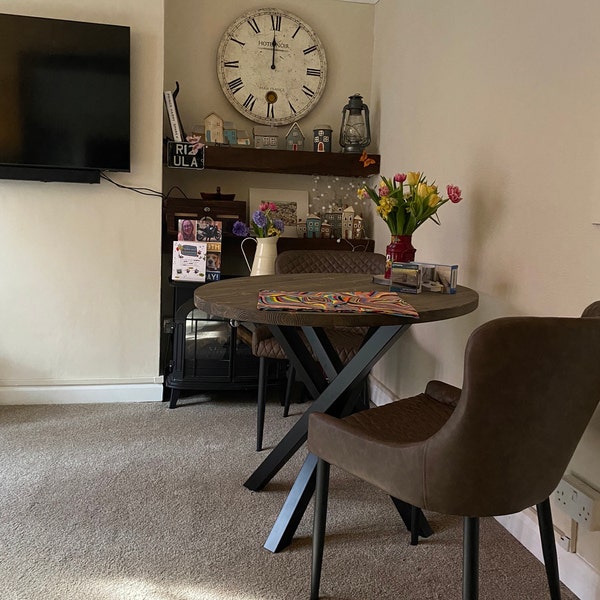 DIY // Ellipse Oval Solid Pine Table Top - Etsy UK