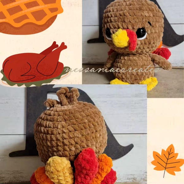 PATTERN: Viktor the Velociraptor Crochet Raptor Pattern Amigurumi ...