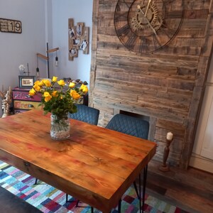 Hand-crafted Chunky Oak Sleeper Coffee Table Wax Finish | Etsy