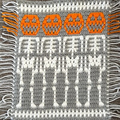 Houndstooth Mosaic Crochet Pattern Chart by Sixel Design - Etsy