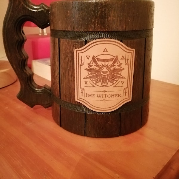 Witcher Mug | Geralt Medallion Personalized Gift | Witcher Gamer Gift ...