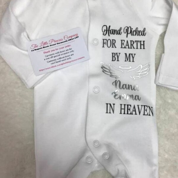 Newborn Baby Boy Homecoming Set, Any Name Sleepsuit / Babygrow Hat ...