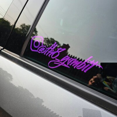 Custom Instagram Car Window Sticker, Die-cut Vinyl Decal - Etsy