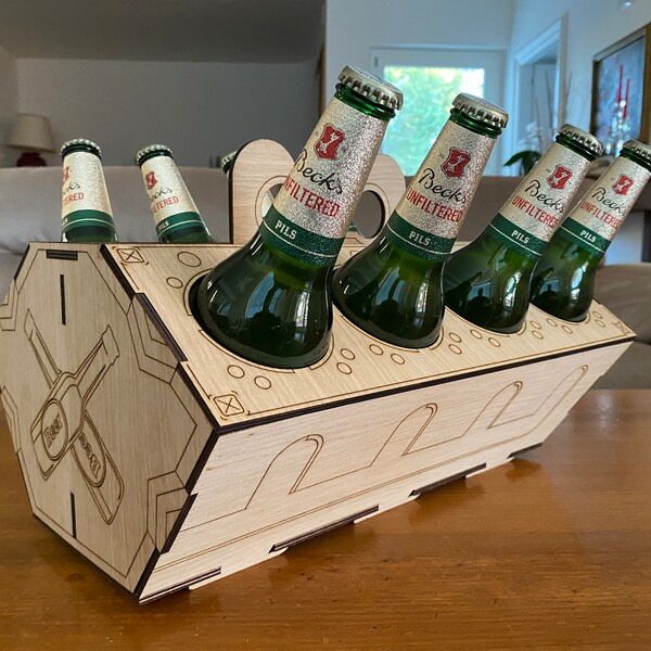 Beer Box – Laser Cut Files SVG, DXF, CDR. Digital Product - Etsy