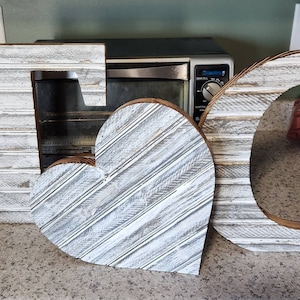 Personalized Rustic Barn Wood Letters / Large Custom Handmade Farmhouse ...