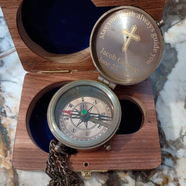 COMPASS, Customized Compass, Personalized Compass, Engraved Compass ...