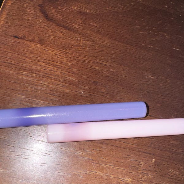 PURPLE Glass Blown One Hitter for Your Hitter Box / Dugout Box (please ...