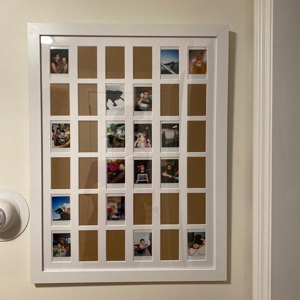 18" X 24" 36 Photo Instax Mini Photo Mat | Instax Frame | Multi Photo ...