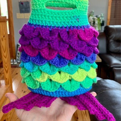 Mermaid Tail Handbag Crochet Pattern Only - Etsy