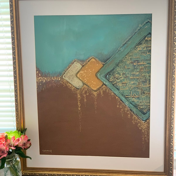Original Iraqi Art. Acrylic on Canvas Board 25 by 30 Cm. Arabian Art ...