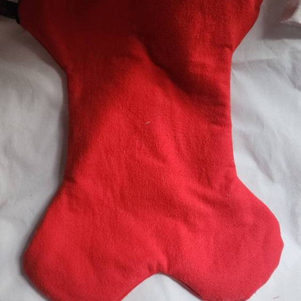 Dog Bone Christmas Stocking Sewing Pattern/ PDF Sewing Tutorial for Dog ...