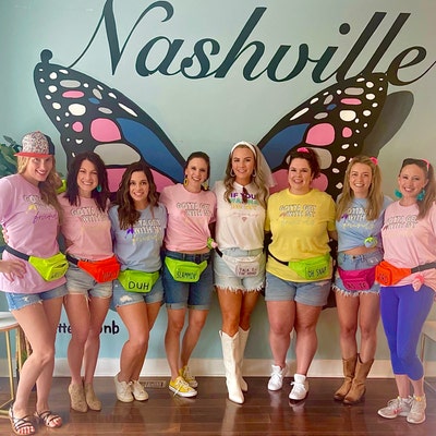 Bachelorette Party Shirts. Wannabe Theme. 1990's Theme Party Shirts ...