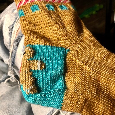 Gingerbread Dreams Sock Knitting Pattern Digital Only - Etsy