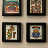 Chimalli Escudo Azteca Aztec Shield México Codex Paper - Etsy México