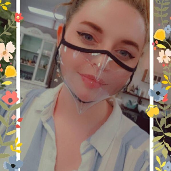 Hi Quality 100% Clear Transparent Face Mask THE REVEAL for Lip Reading ...