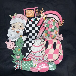 Disco Santa Sweatshirt, Preppy Christmas Sweatshirt, Trendy Santa ...