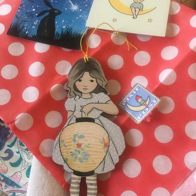 Mini Little Pixie Cards With Stamps - Etsy