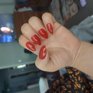 4th of July Press on Nails Bomb Pop Nails Summer Nails Almond Shape - Etsy