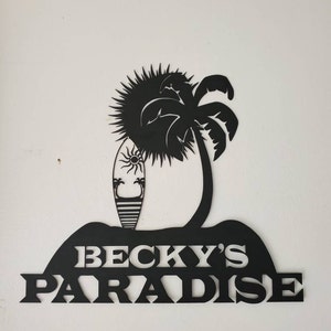 Personalized Monogram Gate Sign / Custom Front Door Sign / Family Name ...