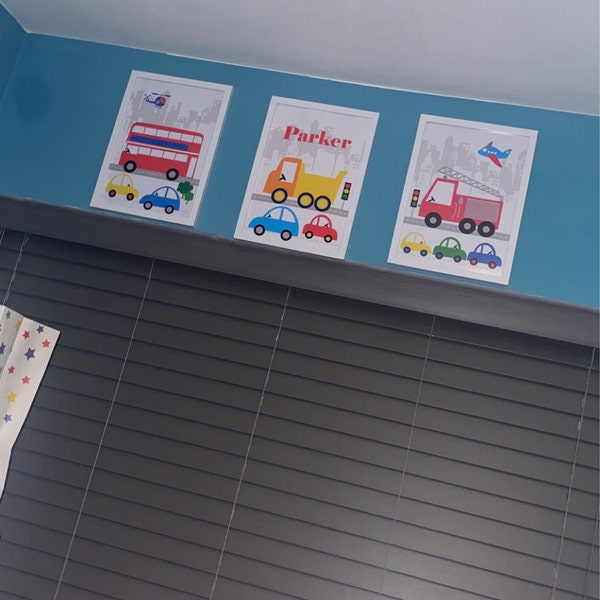 Personalised Jungle Animal Alphabet Print Children's Name Letter ABC ...