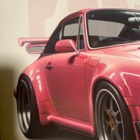 Pink Porsche Poster Car Poster Porsche Print Porsche 911 Pink Wall Art ...