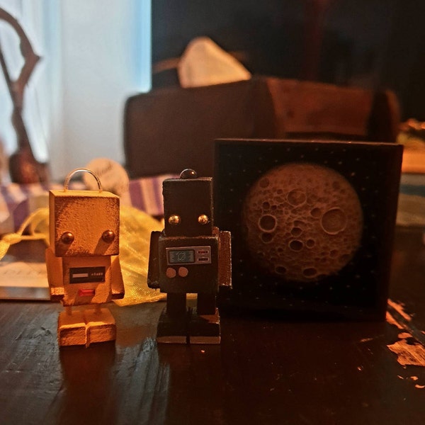 Rusty Robots. Collectable Wooden Robot Figurines. - Etsy