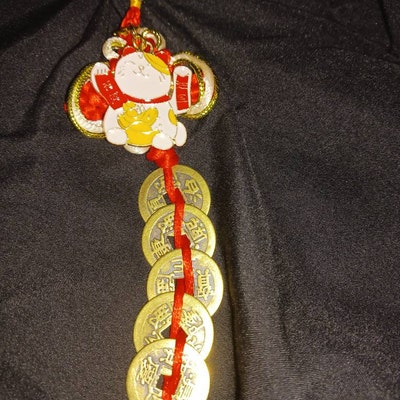 Keyring Chinese Dragon, Red Lantern, Phone Case Charm, Red Koi Fish ...