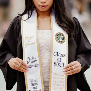Pageant Sashes Adult Size /white Satin / Silver Gray Trim and Thread ...