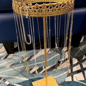Necklace Stand Jewelry Organizer Royal Crown Display - Etsy