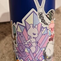 Cute Kawaii Crystal Mew and Mewtwo Pokemon Stickers - Etsy