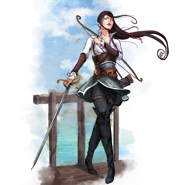 Custom Character Designs, D&D, Pathfinder, Oc's, Illustrations, Fantasy ...