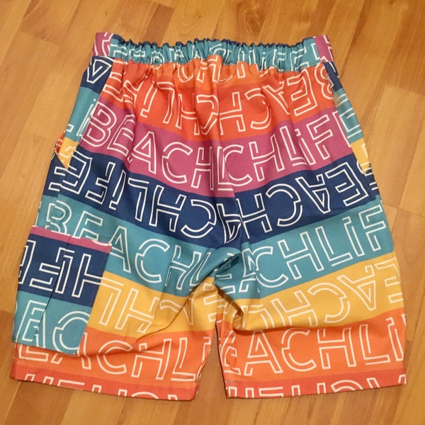 Adult Surf Shorts PDF Sewing Pattern - Swim Shorts Pattern, Swim Trunks ...