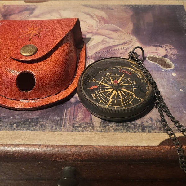 Dollond London Marine Brass Flat Compass 2.5 Nautical Collectible With ...