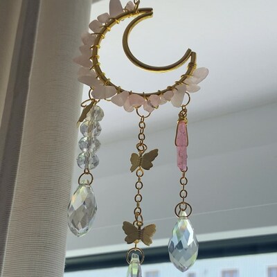 Kawaii Sakura Phone Charm Pastel Pink Cherry Blossom Keychain Kawaii ...