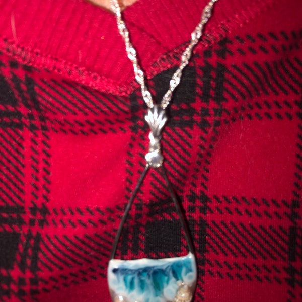 An Ocean of Love Ash Cremation Pendants, Ash, Memorial Jewelry, Memory ...