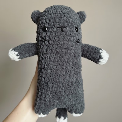 Small Long Cat Crochet Pattern. Make Your Own Cute Amigurumi Long Cat ...
