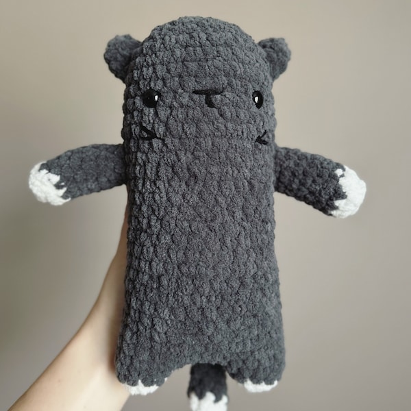 Small Long Cat Crochet Pattern. Make Your Own Cute Amigurumi Long Cat ...