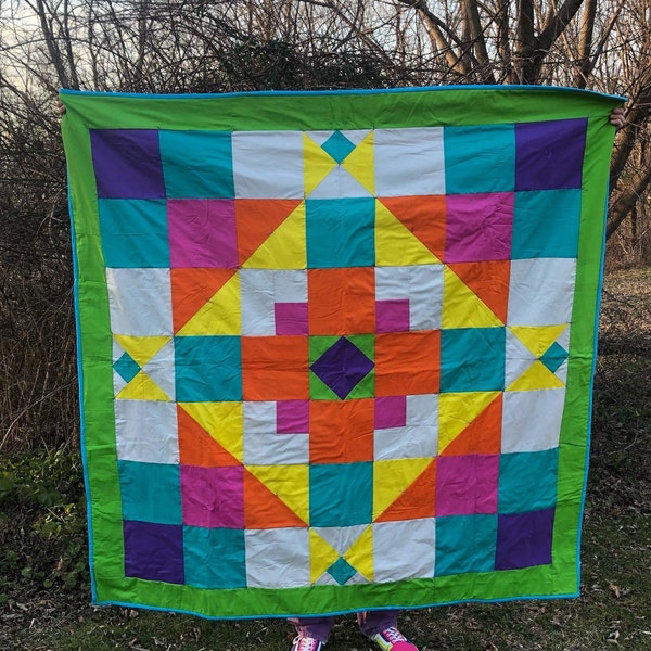 Morning Sunrise Quilt Pattern - PDF Digital Download - Modern Quilt ...