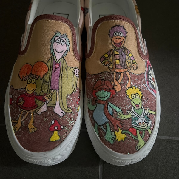 Super Mario Custom Vans - Etsy