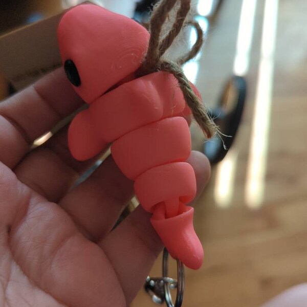 Stegosaurus Flexi Fidget Key Chain, Sensory Toy, 3D Printed Gift ...