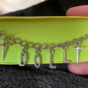 Fragile Text Chain Gothic Aesthetic Alt Jewelry - Etsy