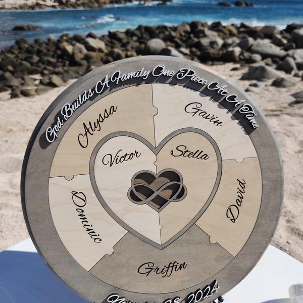 Unity Wedding Puzzle, Blended Family, Unity Alternative, Wedding ...