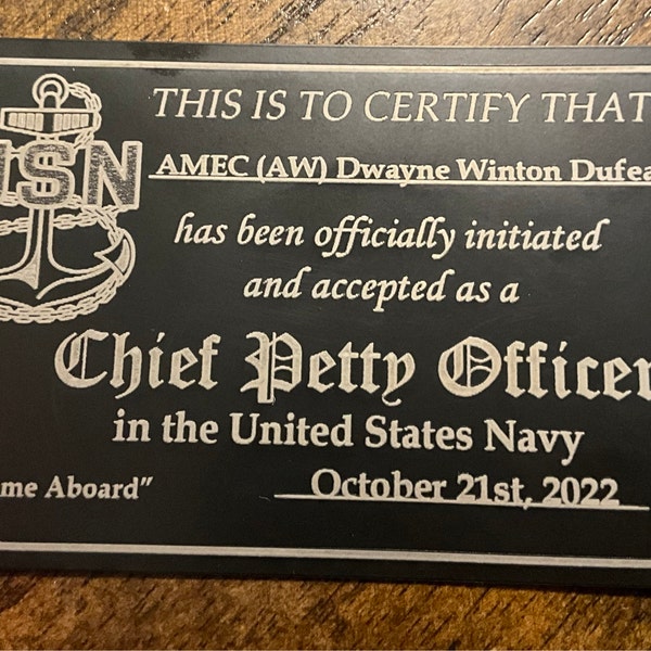 CPO Wallet Card - Etsy