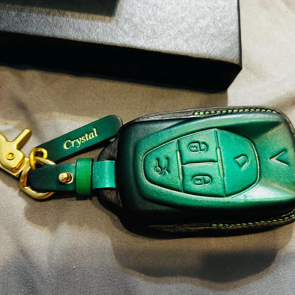 2023 2024 Mini Cooper S JCW Key Fob Cover, Leather Key Case for Keyless ...