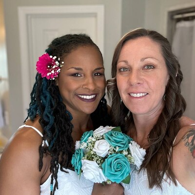 Deep Red, Blush Pink, & White Artificial Bridal Bouquet Real Touch ...