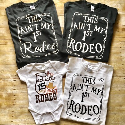 This Actually is My First Rodeo SVG DXF EPS and Png Files for Cutting ...